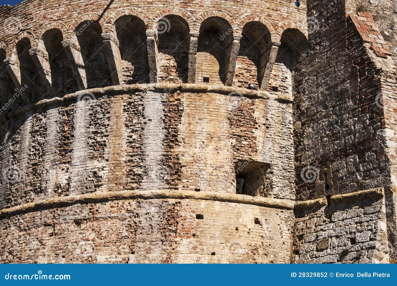 Fort tower stock photo. Image of view, tuscany, siena - 28329852