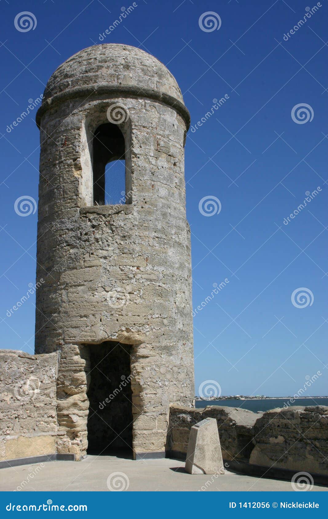 Fort turret stock photo. Image of turret, historical, florida - 1412056