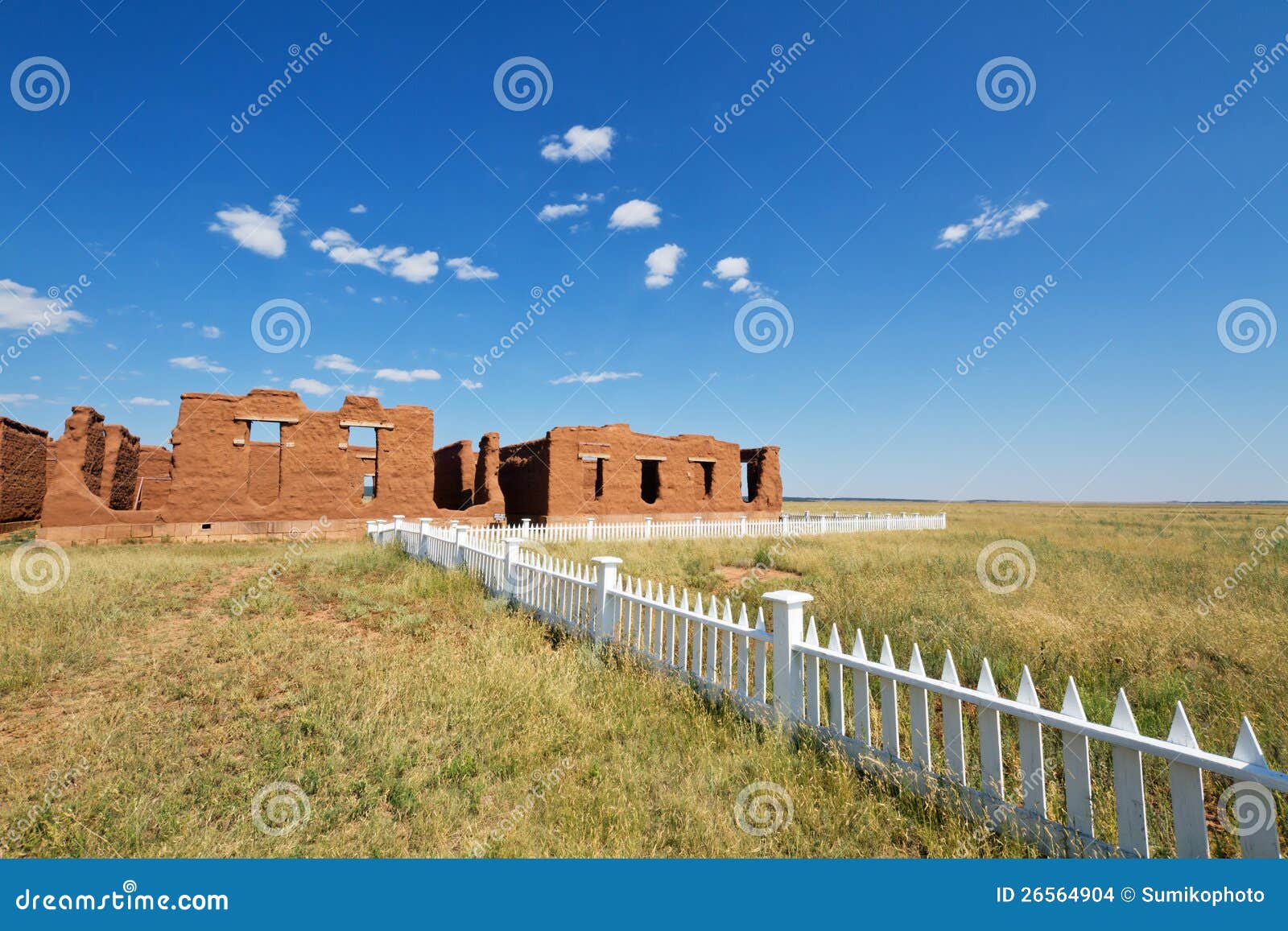 Fort Union National Monument Stock Photo - Image of blue, union: 26564904