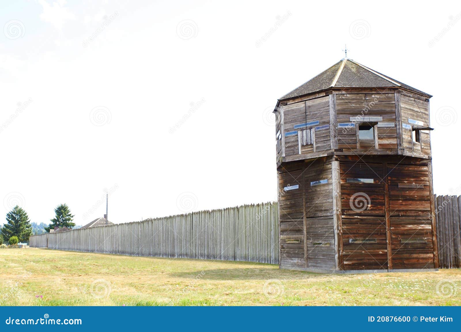 Fort Vancouver stock photo. Image of fort, tower, exterior - 20876600