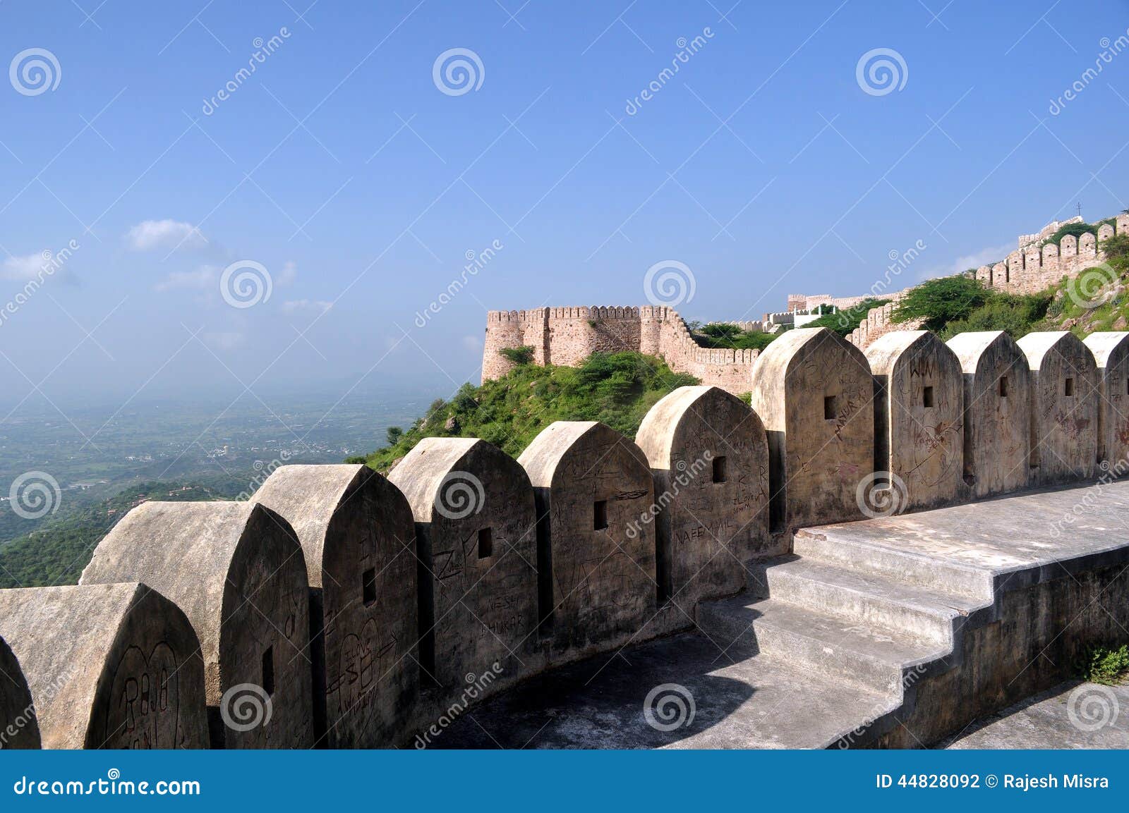 Fort Wall stock photo. Image of maharaja, culture, rajasthan - 44828092