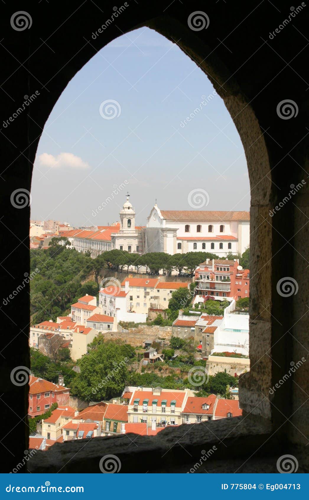 Fort Window View stock photo. Image of outlook, castle - 775804
