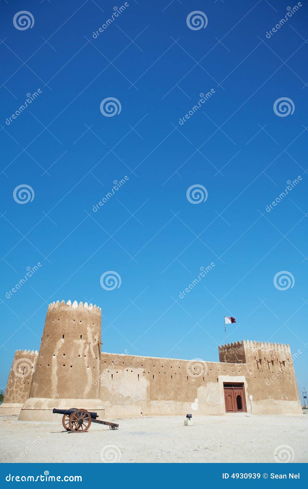 Fort Zubara image stock. Image du protection, reconstruit - 4930939
