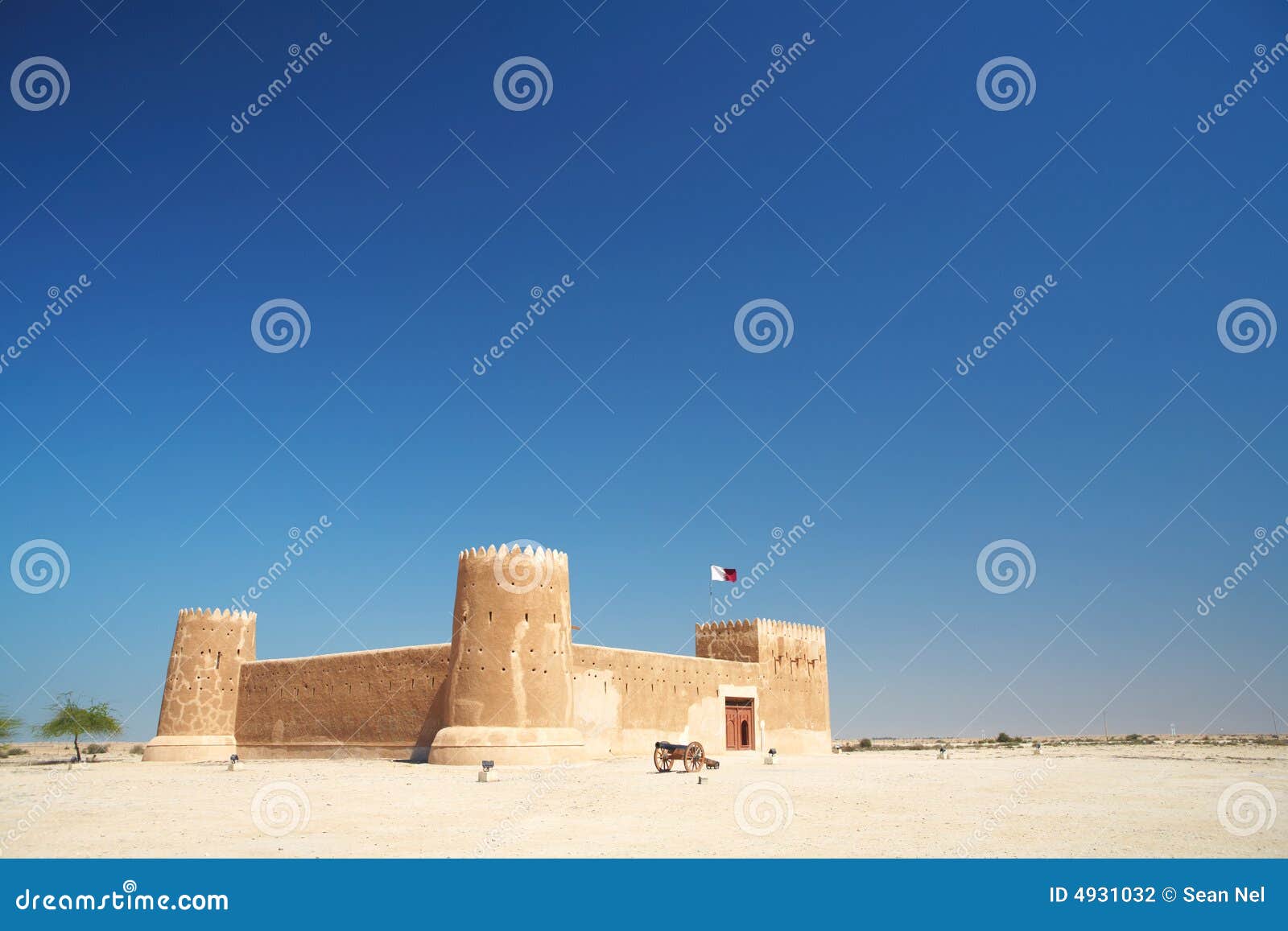 Fort Zubara stock photo. Image of gulf, qatar, parapet - 4931032