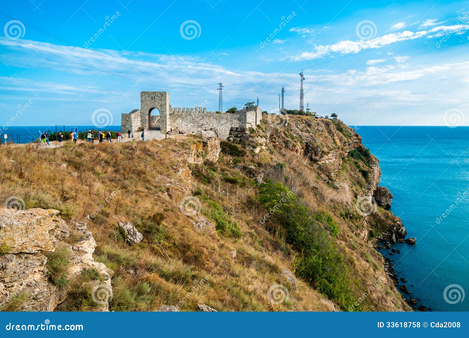 Fortaleza De Kaliakra Del Cabo Foto de archivo - Imagen de bulgaria ...