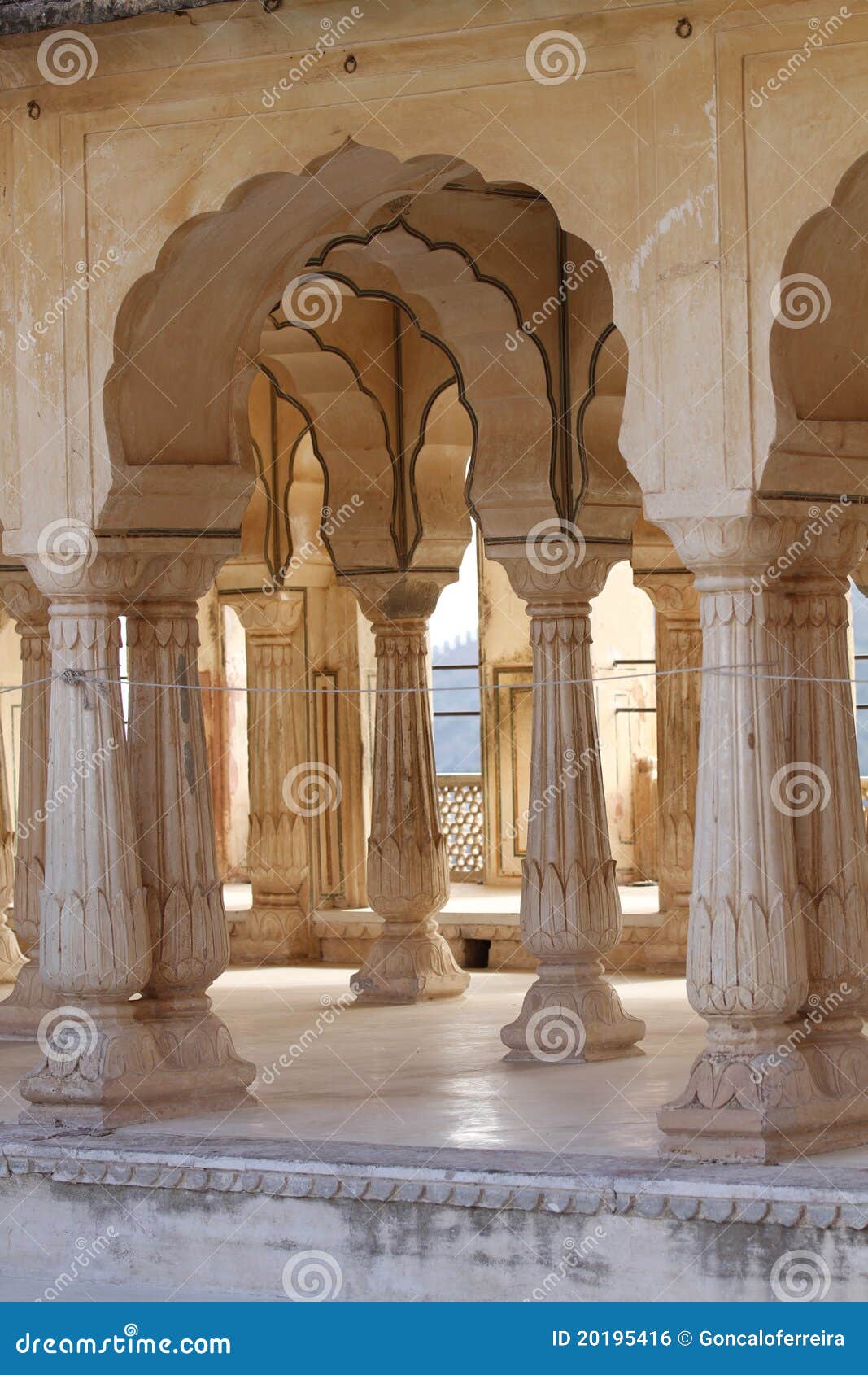 Forte Ambarino, Jaipur, India Foto de Stock - Imagem de destinos ...