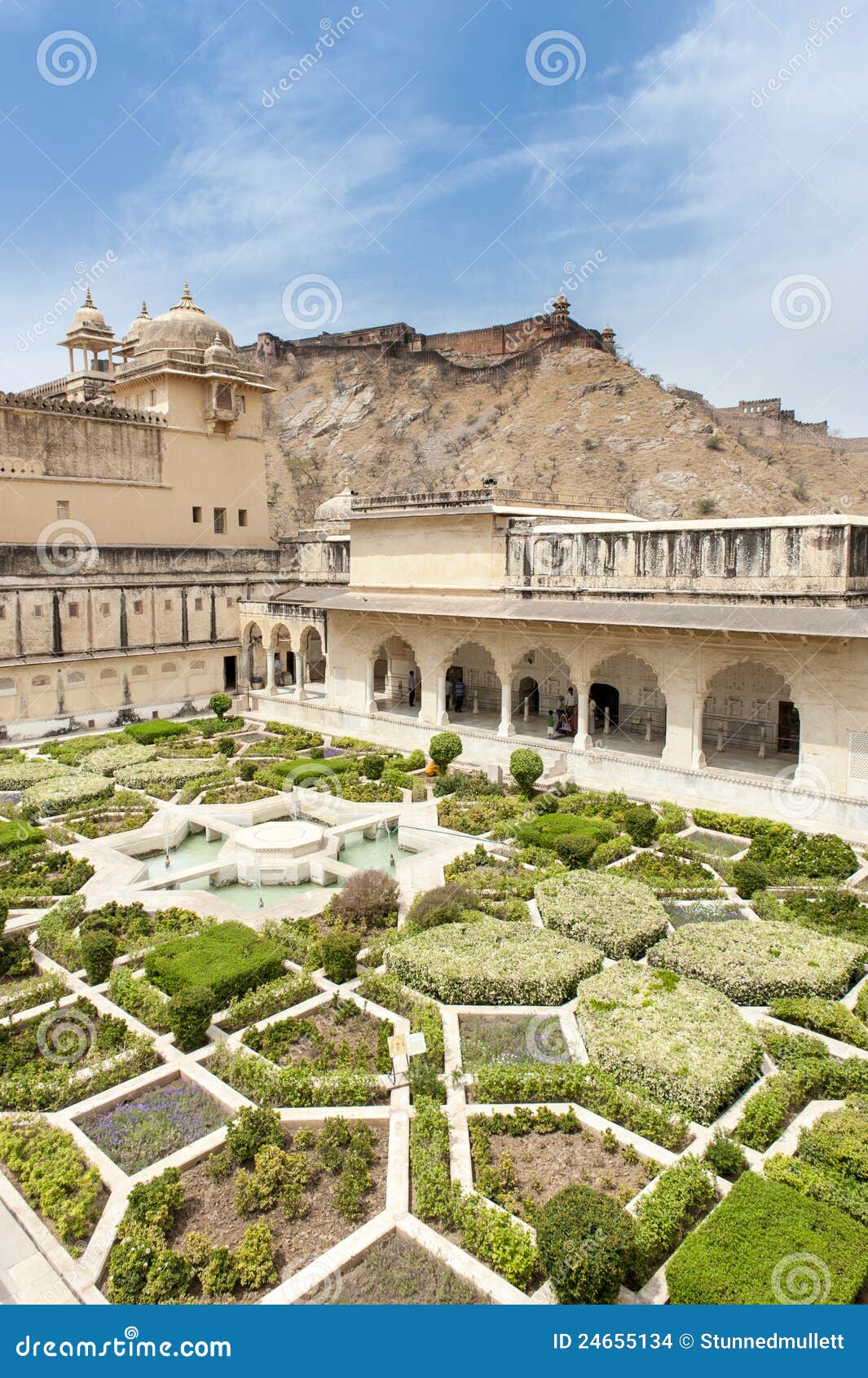 Forte Ambarino, Jaipur, India Foto de Stock - Imagem de imperador ...