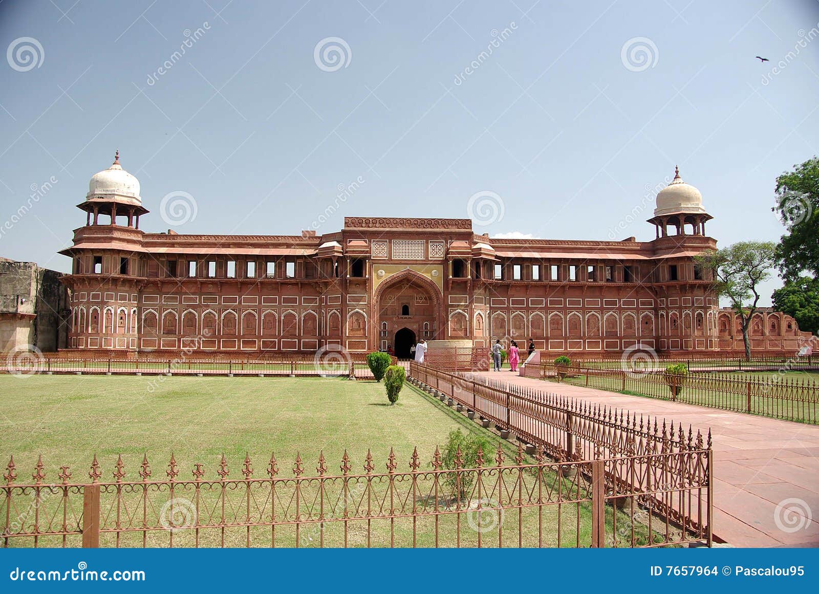 Forte de Agra, India foto de stock. Imagem de parque, branco - 7657964