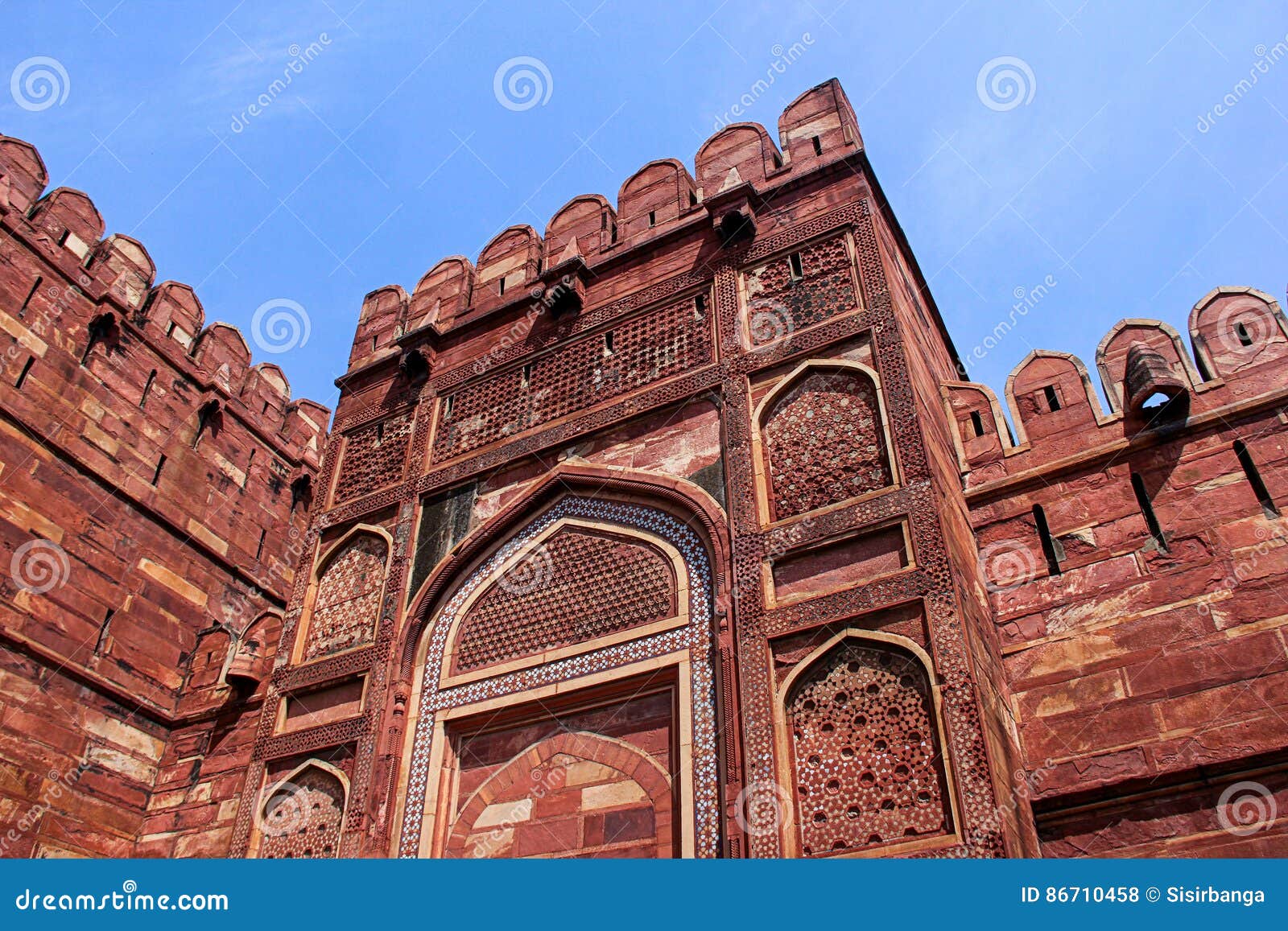 Forte de Agra, India foto de stock. Imagem de arte, doce - 86710458