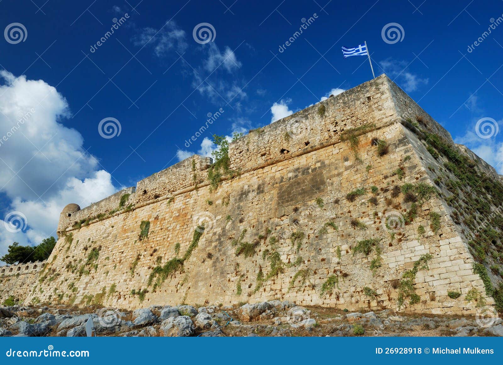 Forte de Rethymnon foto de stock. Imagem de turista, torre - 26928918
