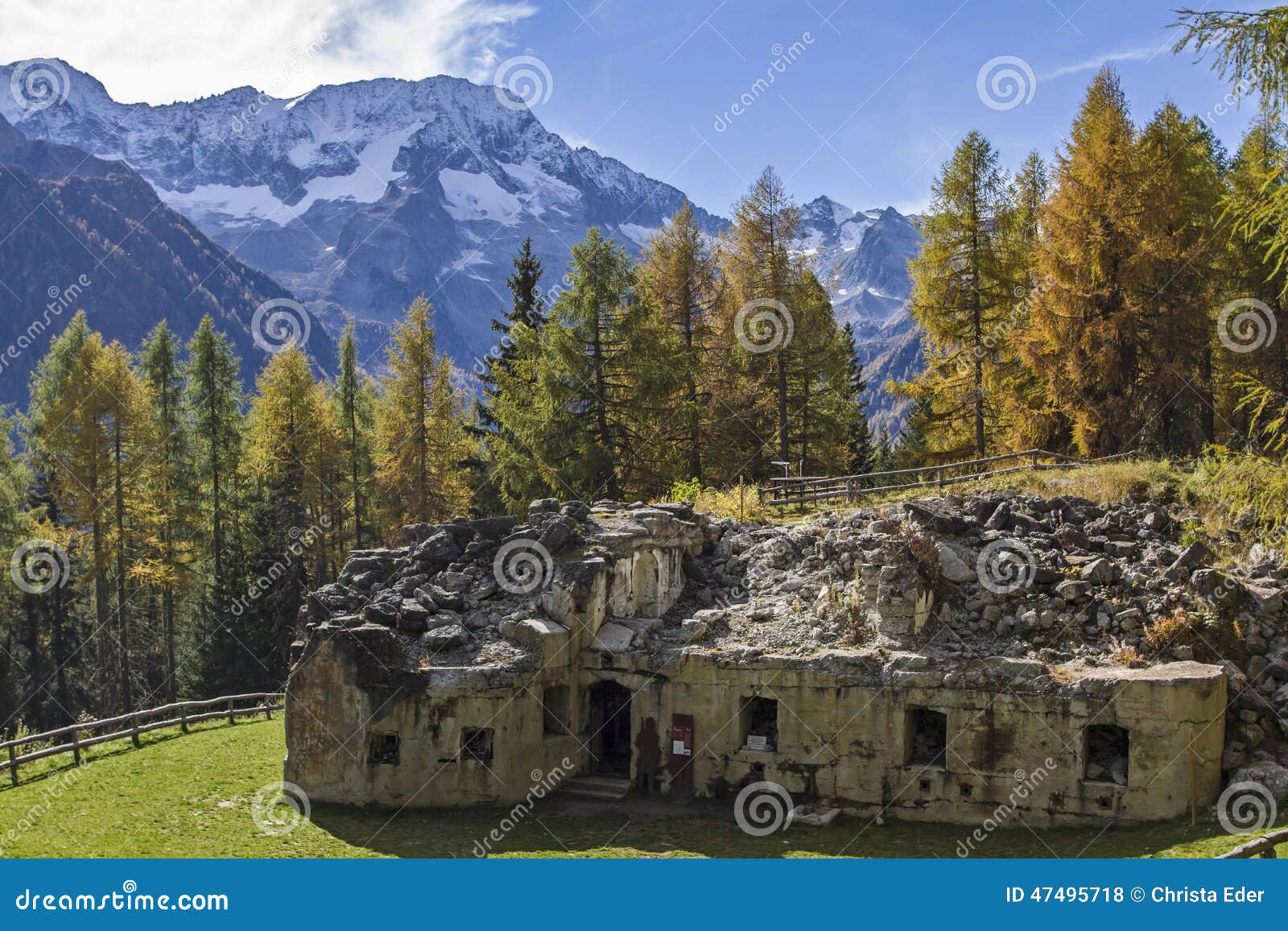 Forte Mero stock photo. Image of border, fortification - 47495718