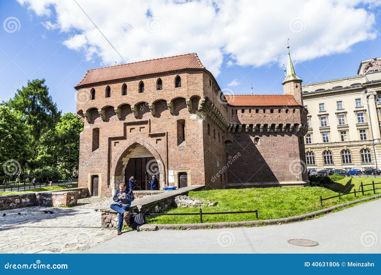 Forteresse De Barbacane De Cracovie Photo éditorial - Image du culture ...