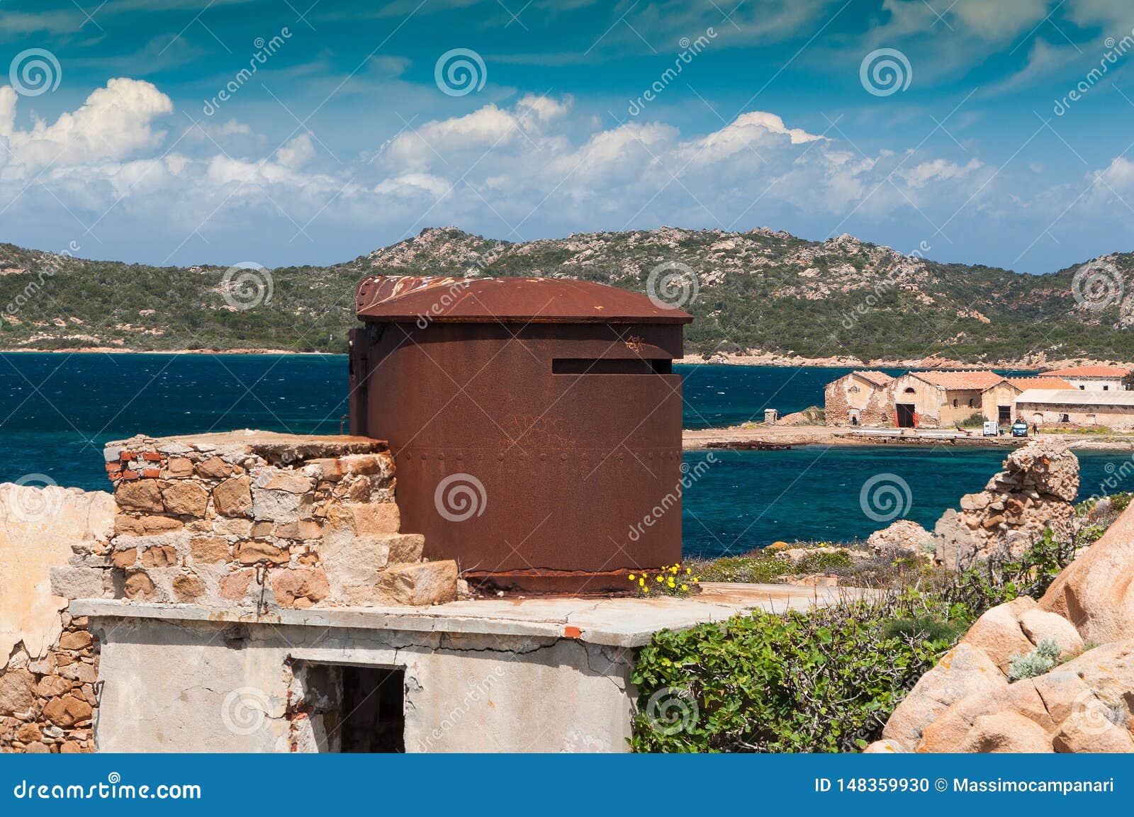 Fortezza Bastiani Fortification Caprera Island Sardinia Italy Stock ...