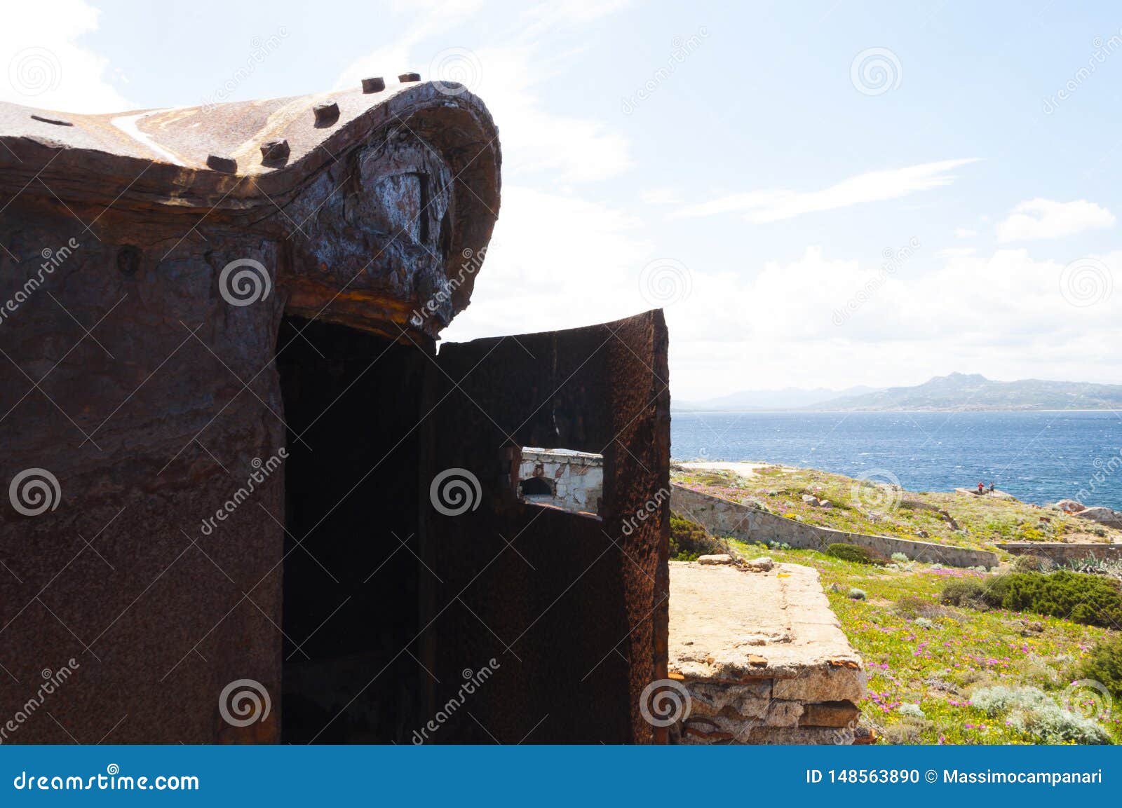 Fortezza Bastiani Fortification Caprera Island Sardinia Italy Stock ...