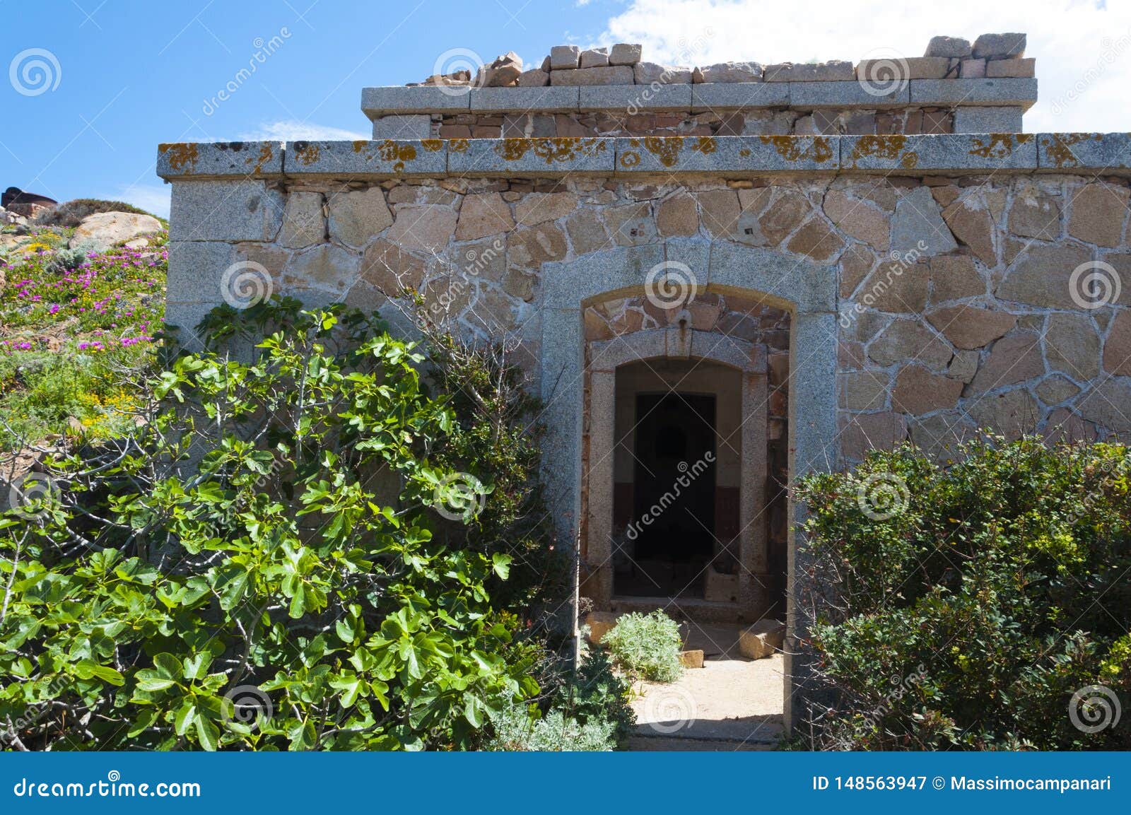 Fortezza Bastiani Fortification Caprera Island Sardinia Italy Stock ...