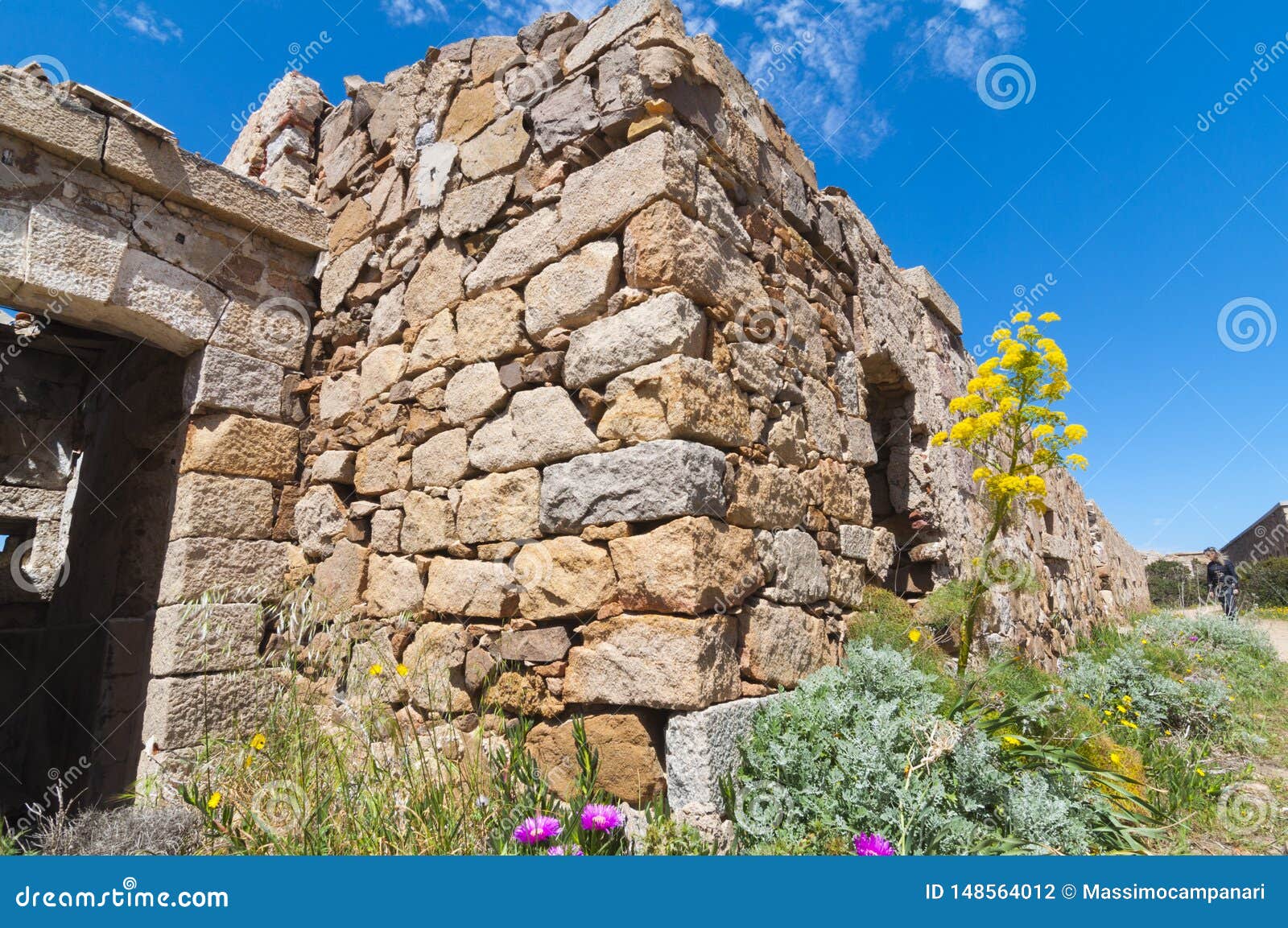 Fortezza Bastiani Fortification Caprera Island Sardinia Italy Stock ...