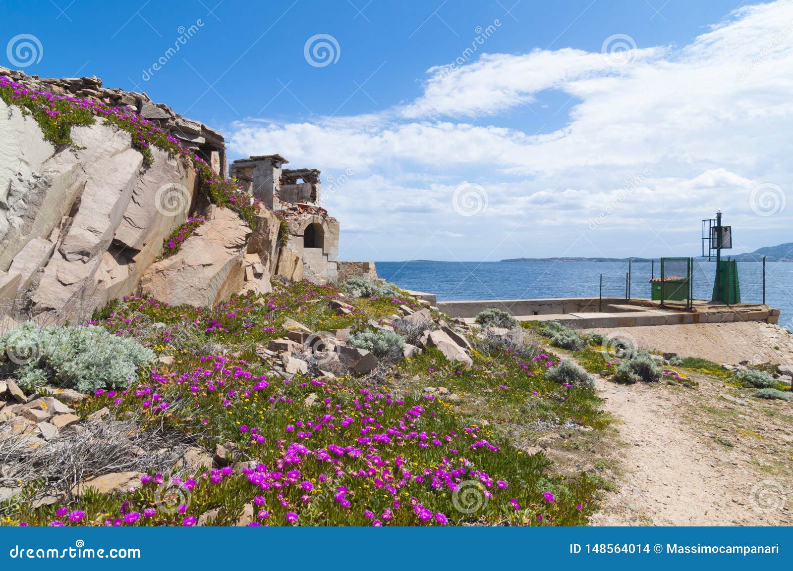 Fortezza Bastiani Fortification Caprera Island Sardinia Italy Stock ...
