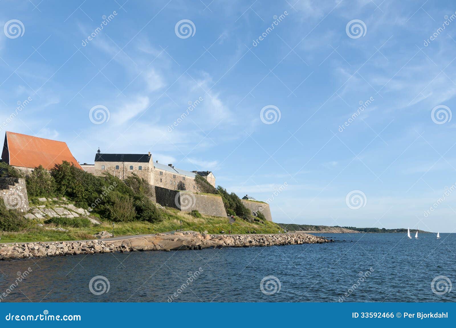 Fortezza di Varberg fotografia stock. Immagine di svedese - 33592466