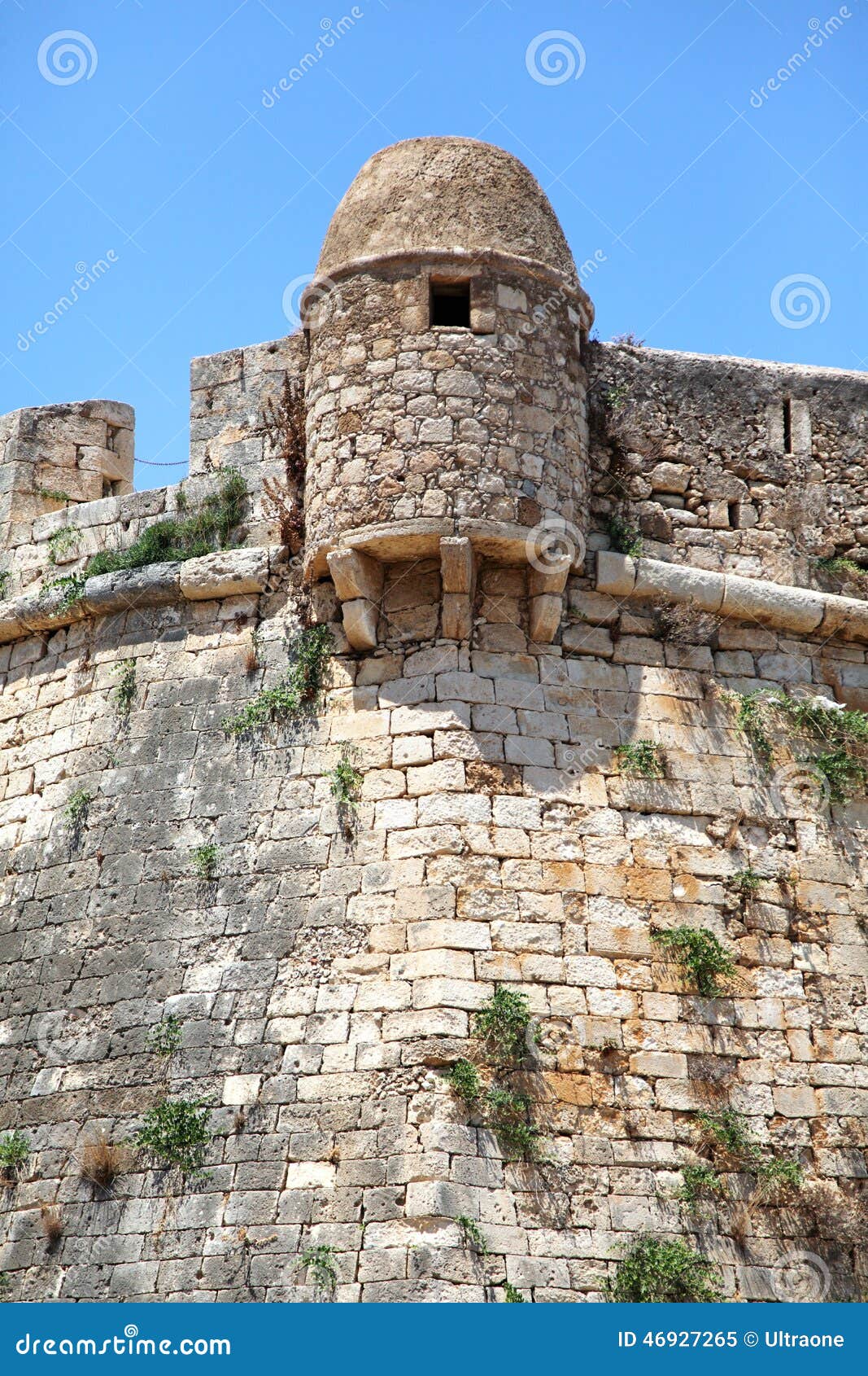 Fortezza Medieval, Ou Castelo, Em Rethymnon (Rethymno), Creta Isl ...