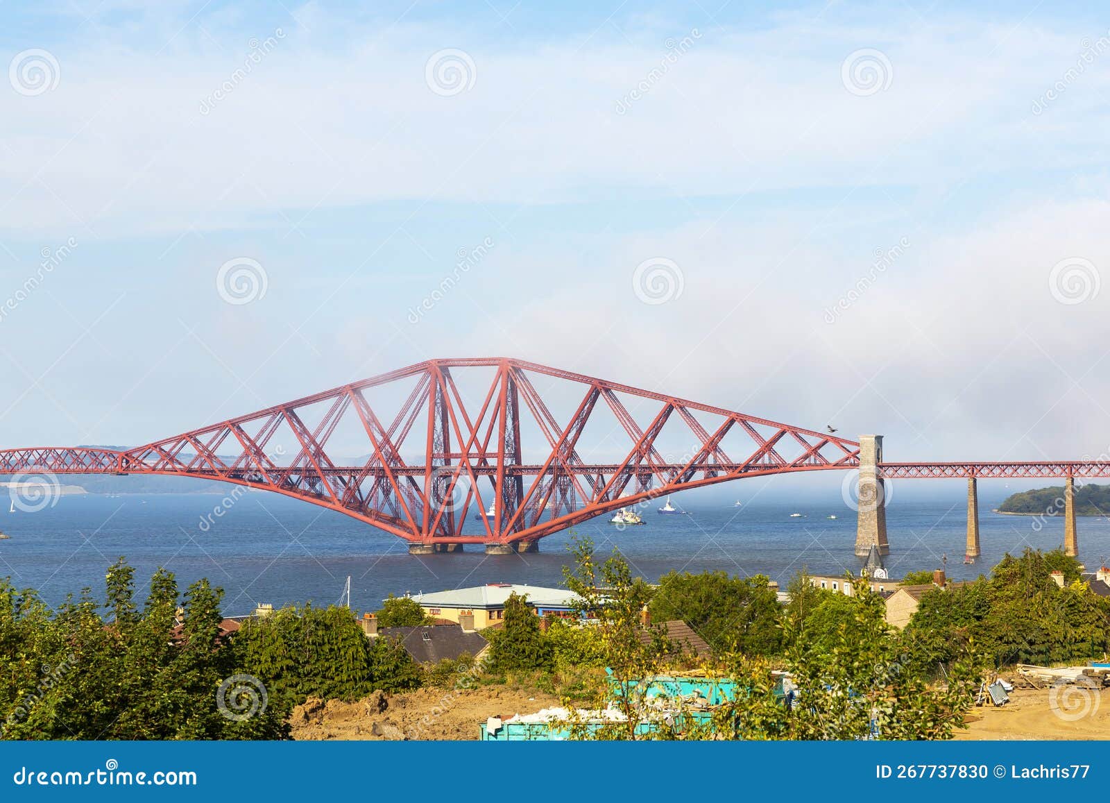 The Forth Bridge stock photo. Image of fife, bridge - 267737830