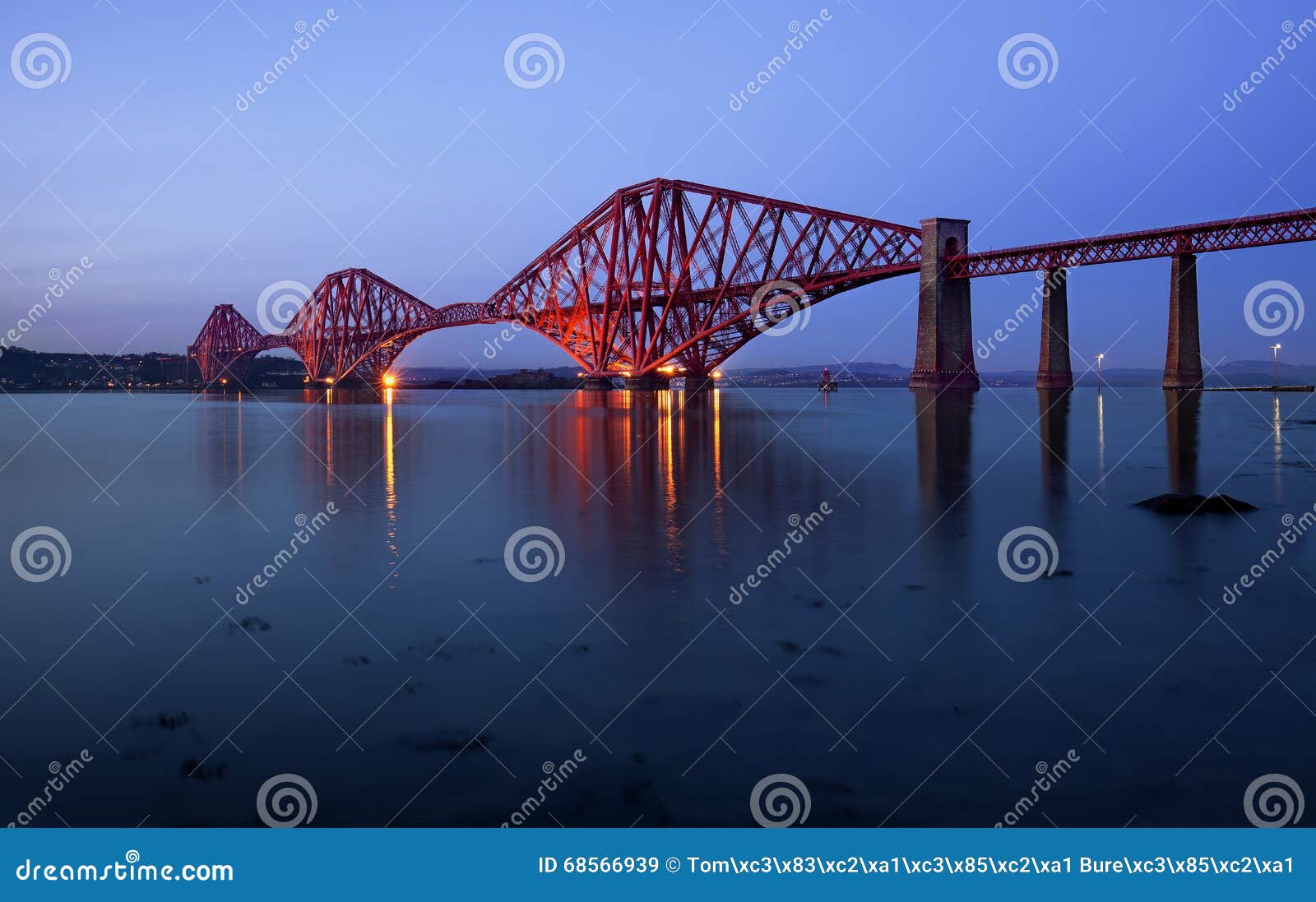 The Forth Bridge, Edinburgh, Scotland Stock Image - Image of firth ...