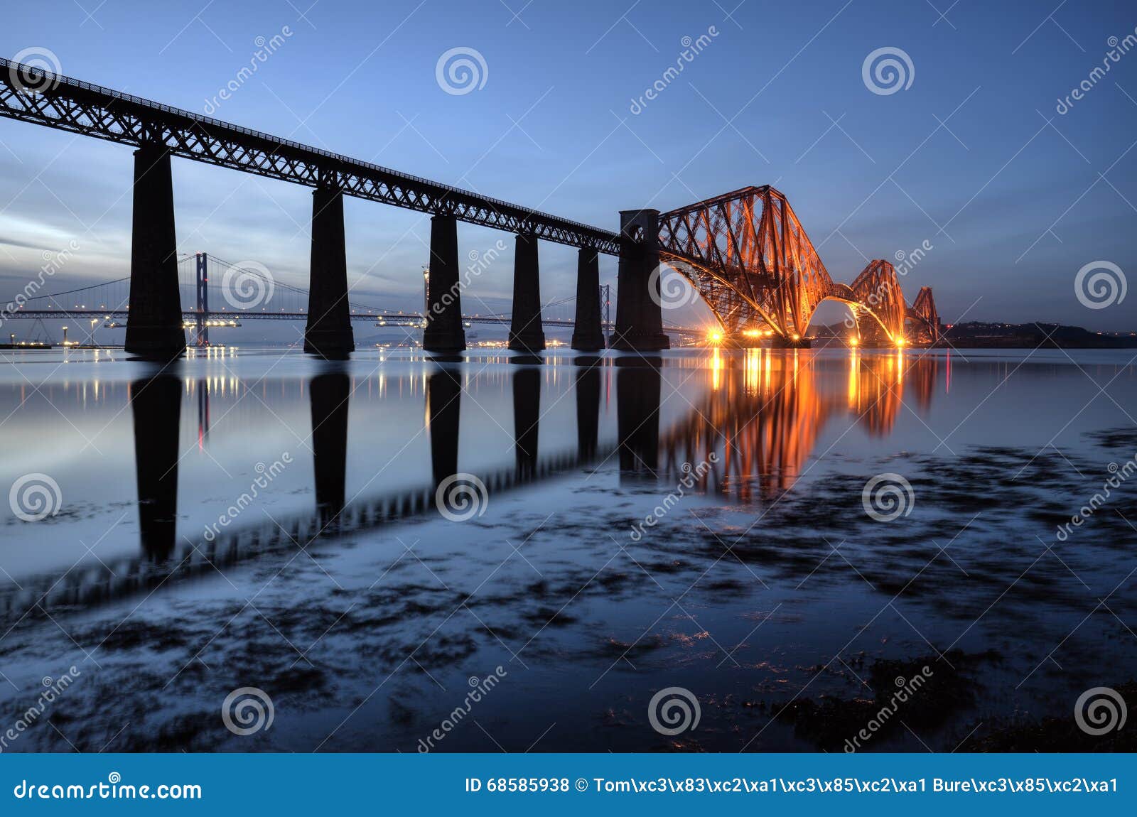 The Forth Bridge, Edinburgh, Scotland Stock Photo - Image of claire ...