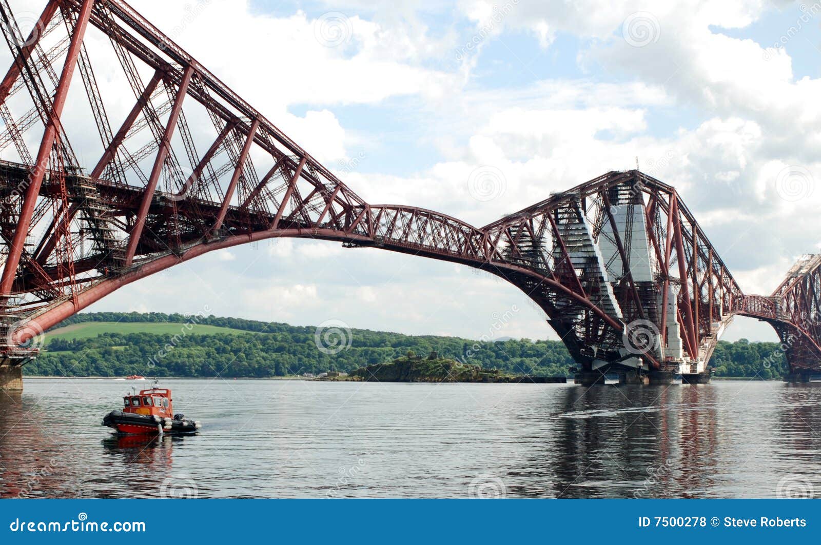 Forth Bridge Scotland stock photo. Image of architecture - 7500278