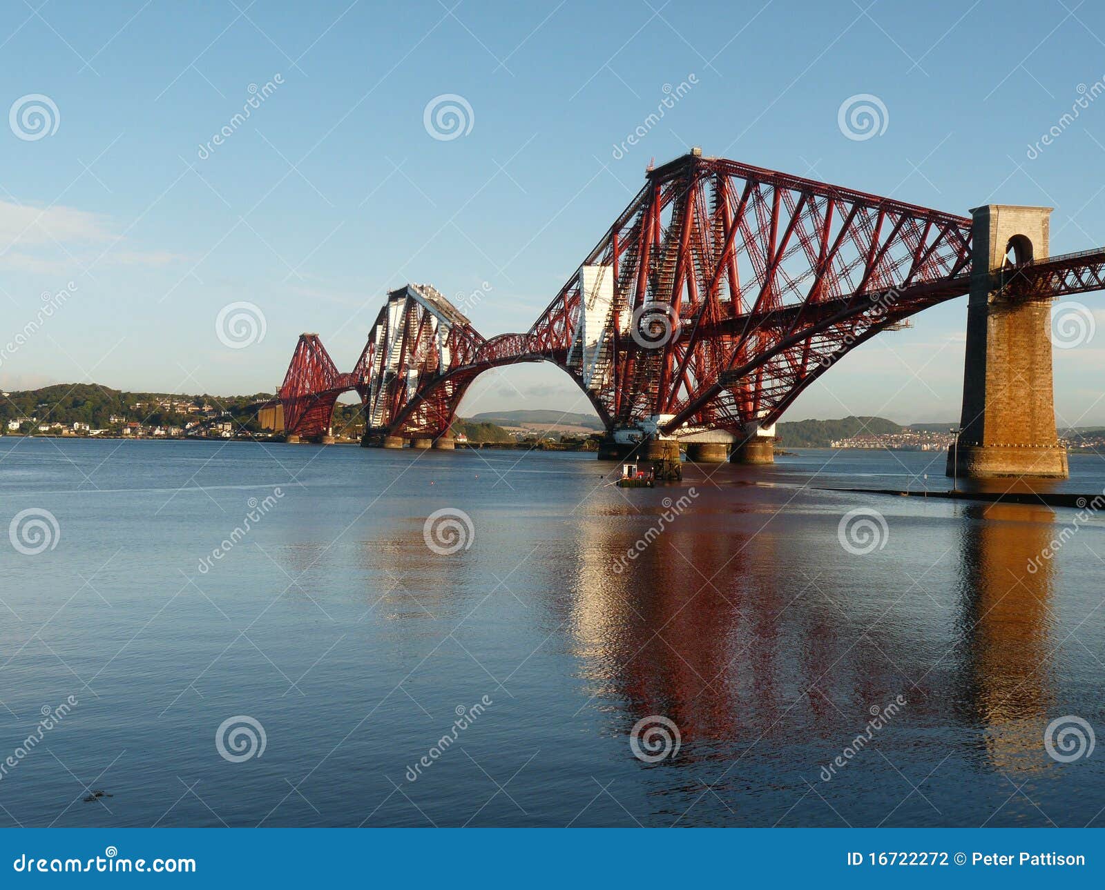 Forth of Firth Railway Bridge Stock Photo - Image of engineering, firth ...