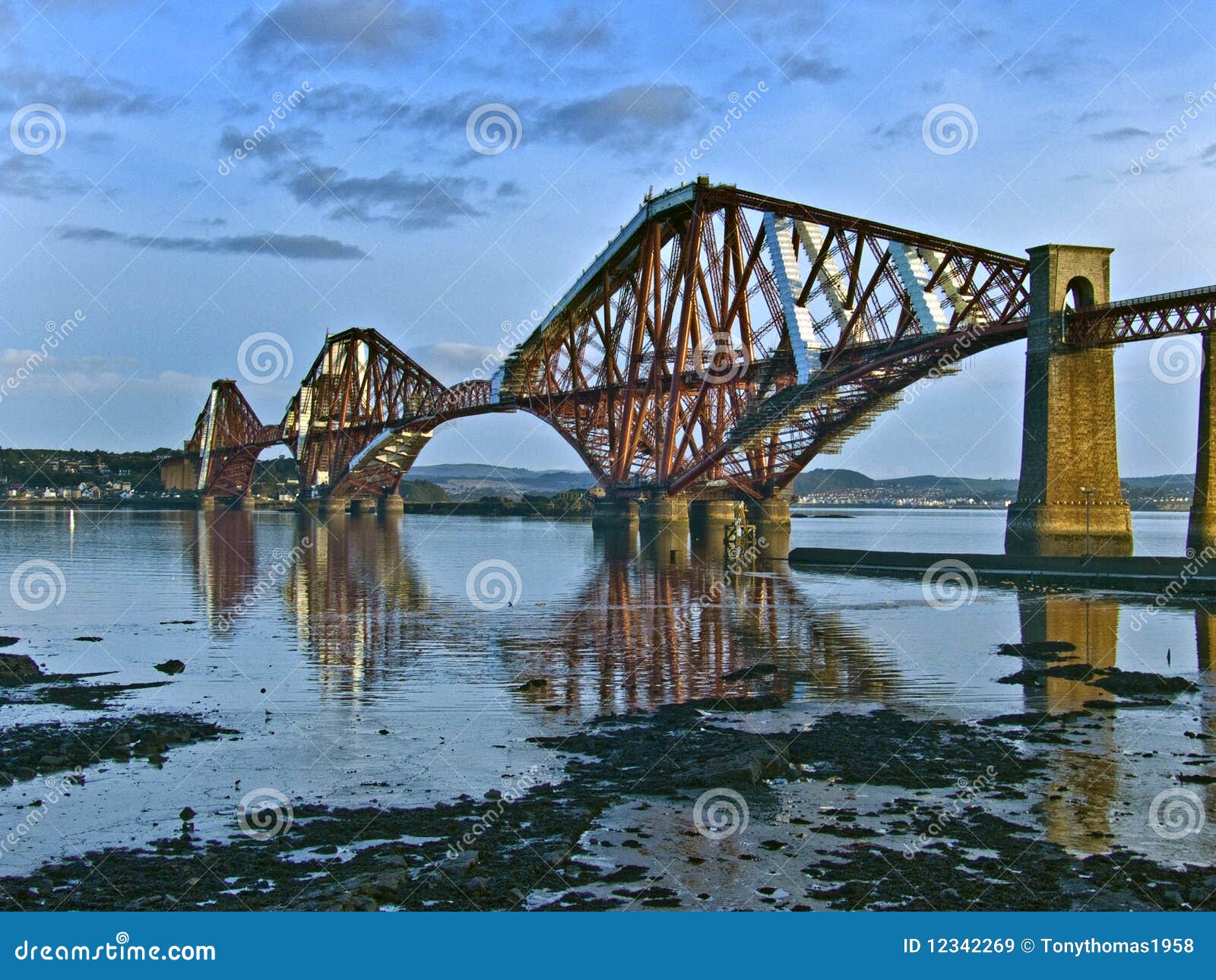 Forth rail bridge stock image. Image of queensferry, iconic - 12342269
