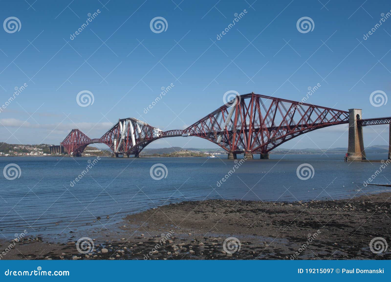 Forth Rail Bridge stock image. Image of firth, bridge - 19215097