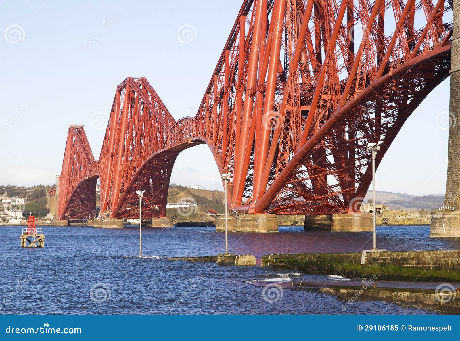 Forth Rail Bridge Detail, in Edinburgh, Scotland Stock Image - Image of ...
