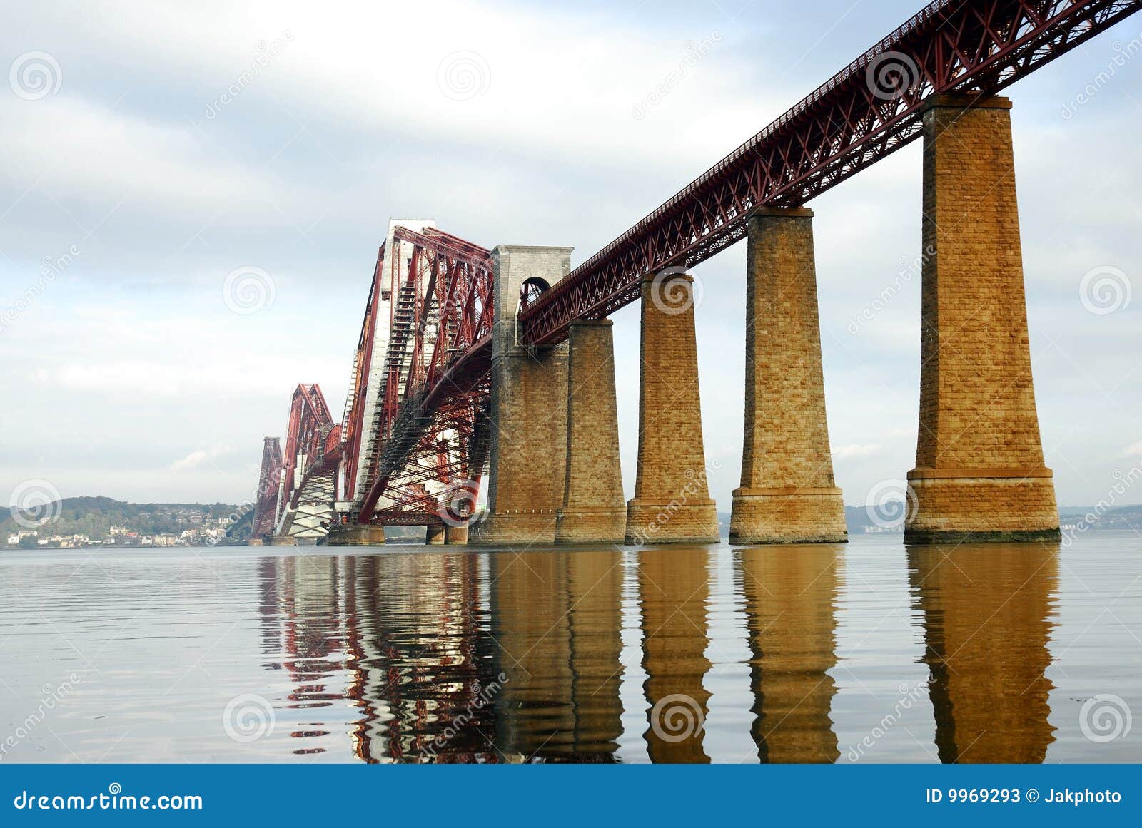 Forth Rail Bridge Reflections of Scotland Stock Image - Image of ...