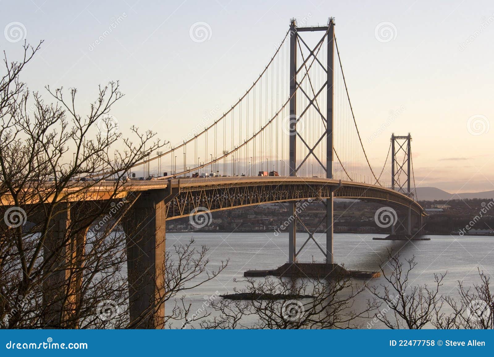 Forth Road Bridge - Edinburgh - Scotland Stock Photo - Image of united ...