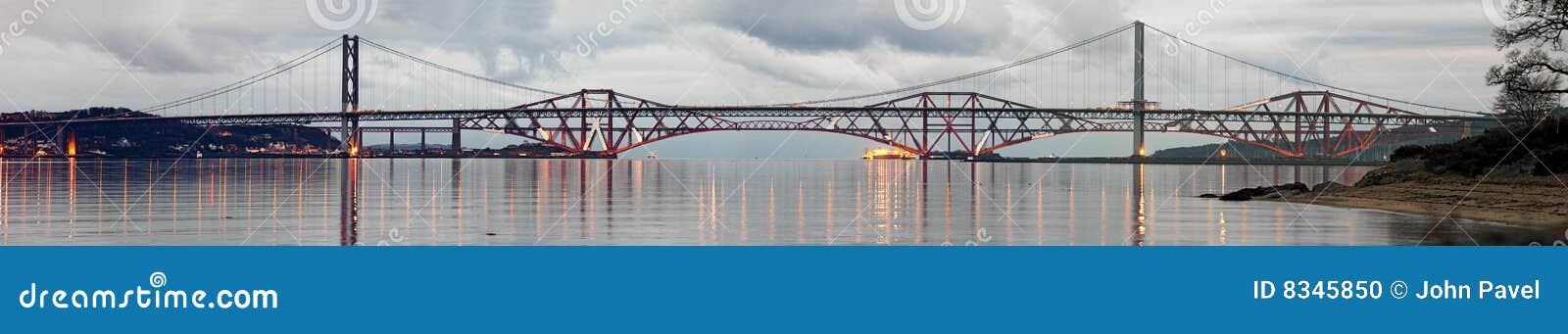 Forth Road And Rail Bridges Royalty-Free Stock Photography ...