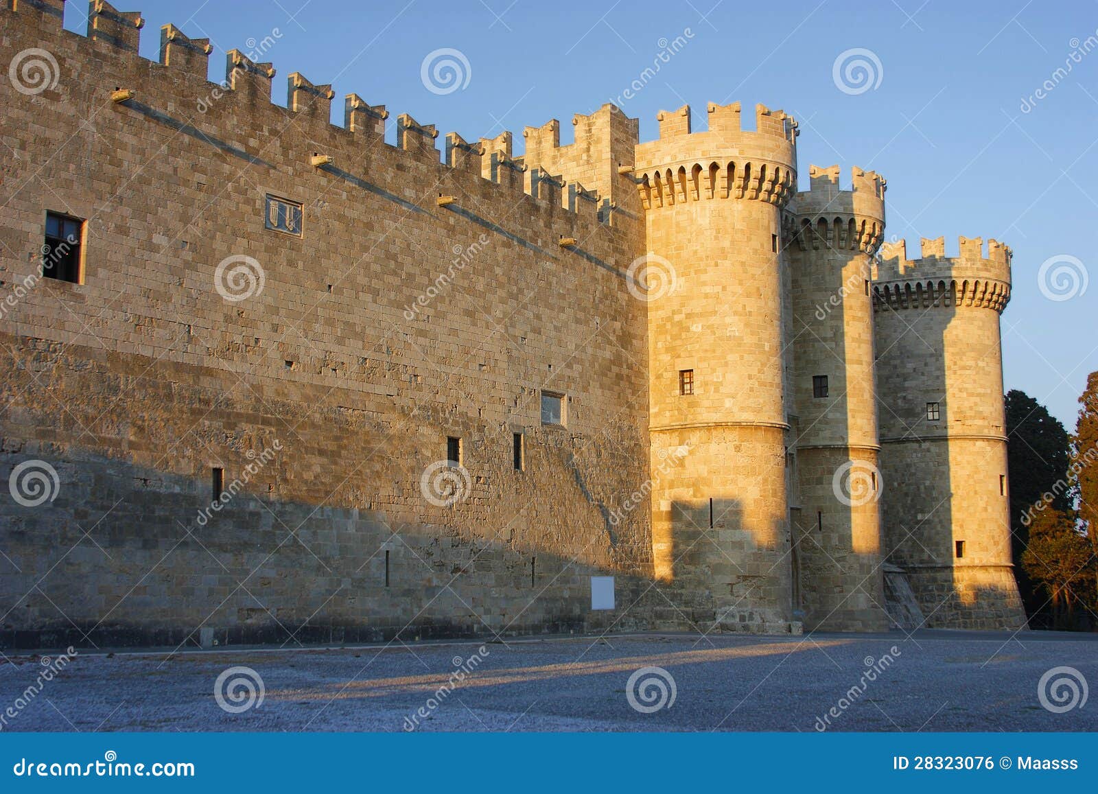 Fortification castle stock photo. Image of location, travel - 28323076