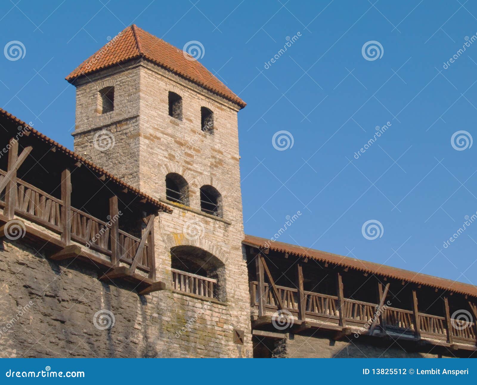 Fortification in Medieval Tallinn Stock Photo - Image of church ... Fortification in Medieval Tallinn Stock Photo - Image of church ...