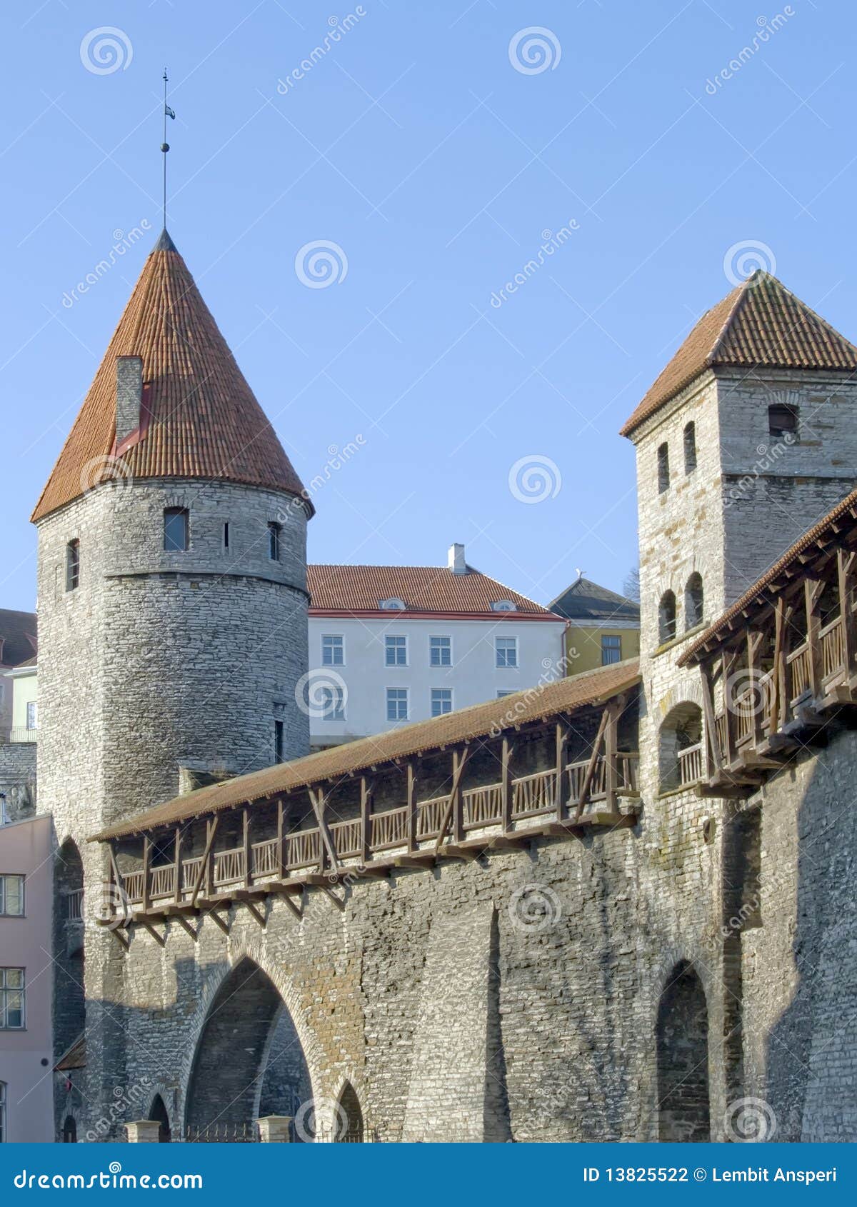 Fortification in Medieval Tallinn Stock Photo - Image of structure ... Fortification in Medieval Tallinn Stock Photo - Image of structure ...