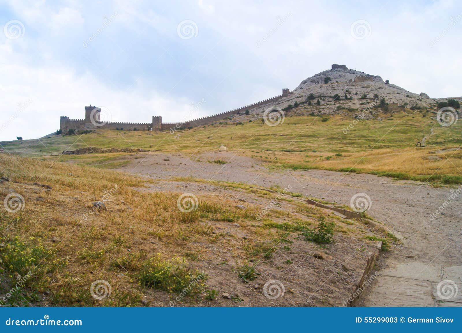 Fortification stock image. Image of travel, land, valley - 55299003