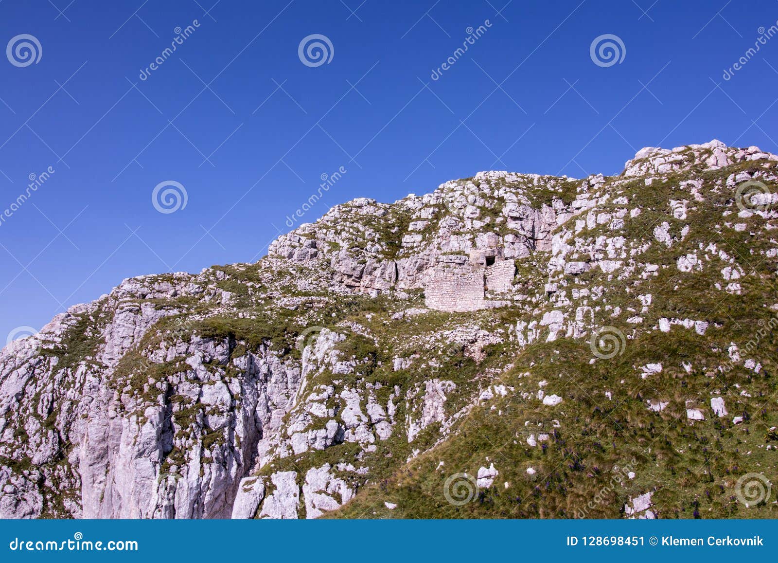 Bunker Fortification in the Mountain Stock Image - Image of nature ...