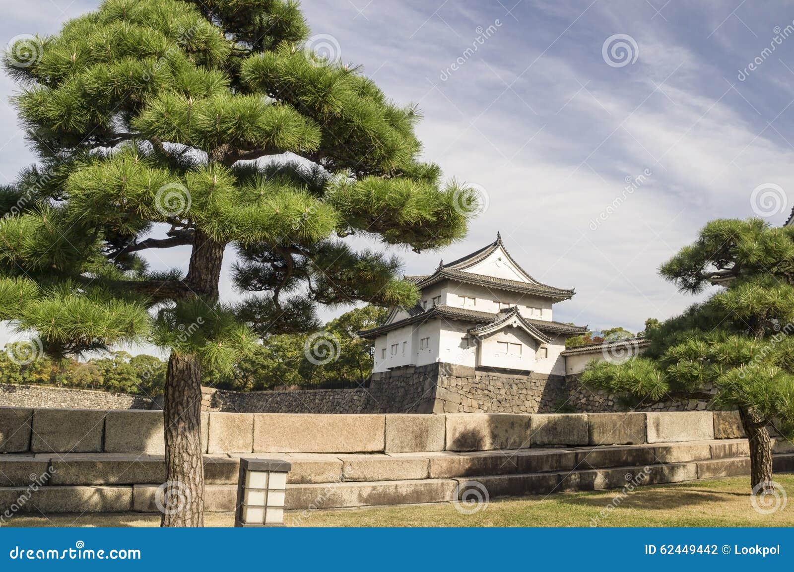 Fortification in Osaka Castle Stock Photo - Image of kansai, famous ...