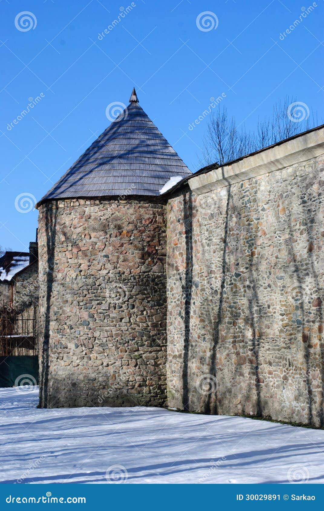 Policka, Czech republic stock image. Image of walls, tower - 30029891