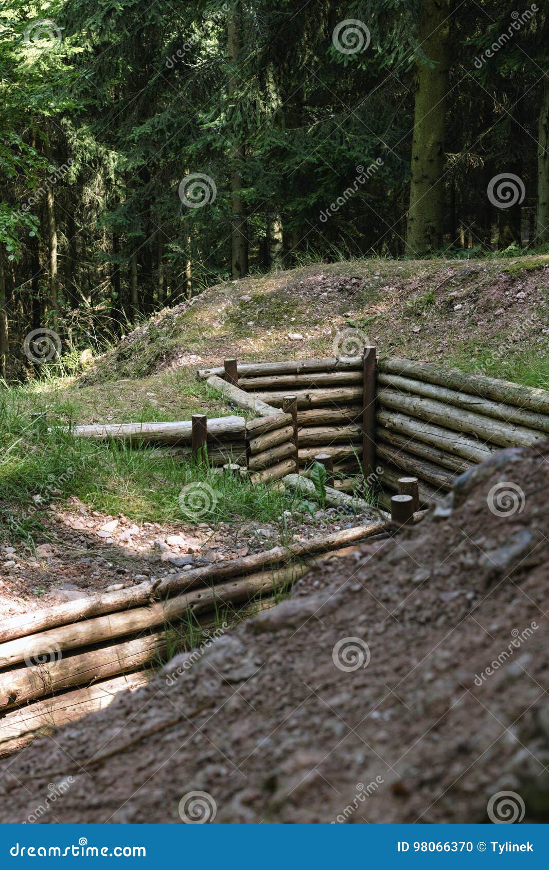 The fortified border stock photo. Image of forest, hide - 98066370