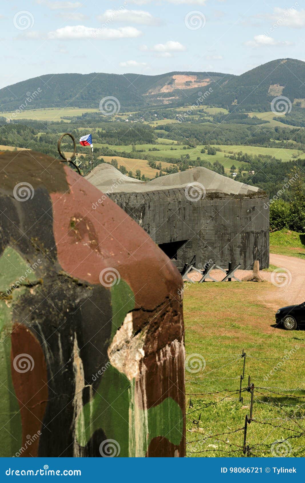 The fortified border stock image. Image of shooting, soldier - 98066721