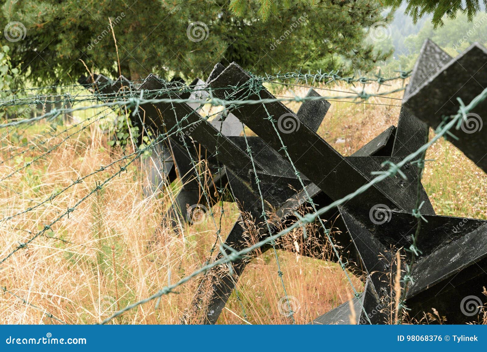 The fortified border stock photo. Image of steel, borderlands - 98068376