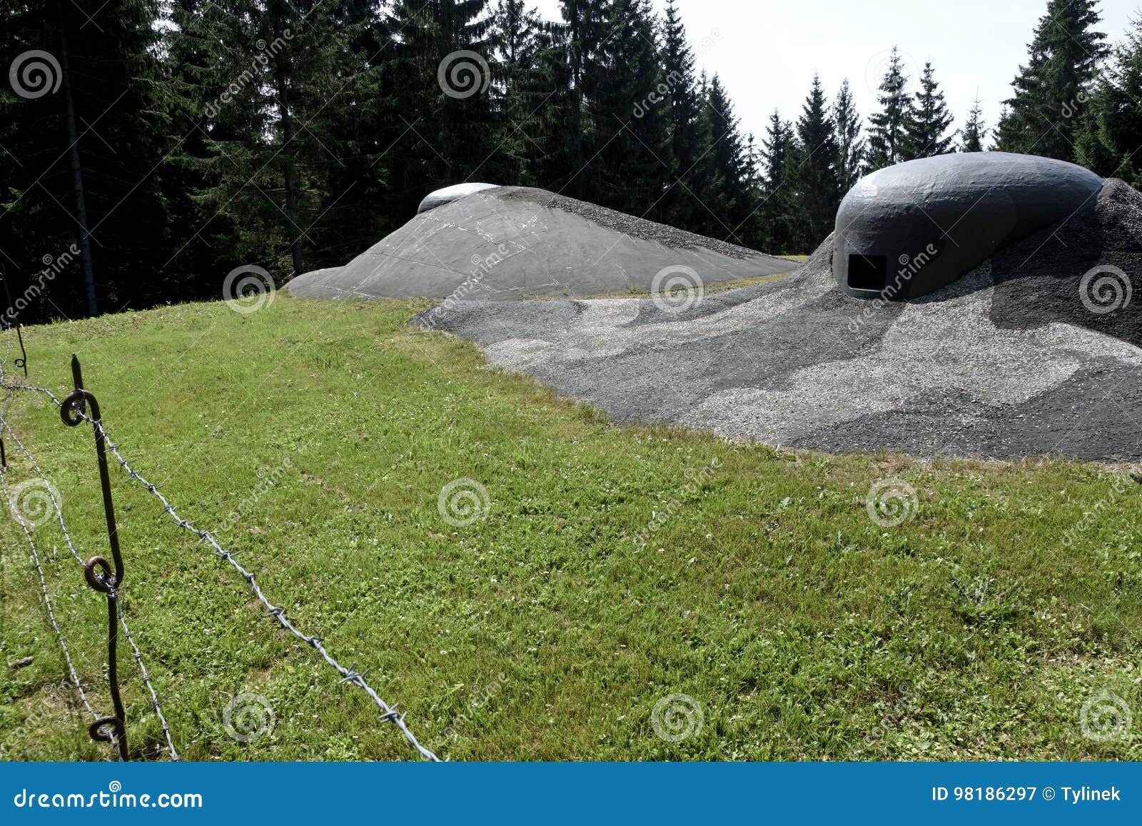 The fortified border stock image. Image of sadness, architecture - 98186297