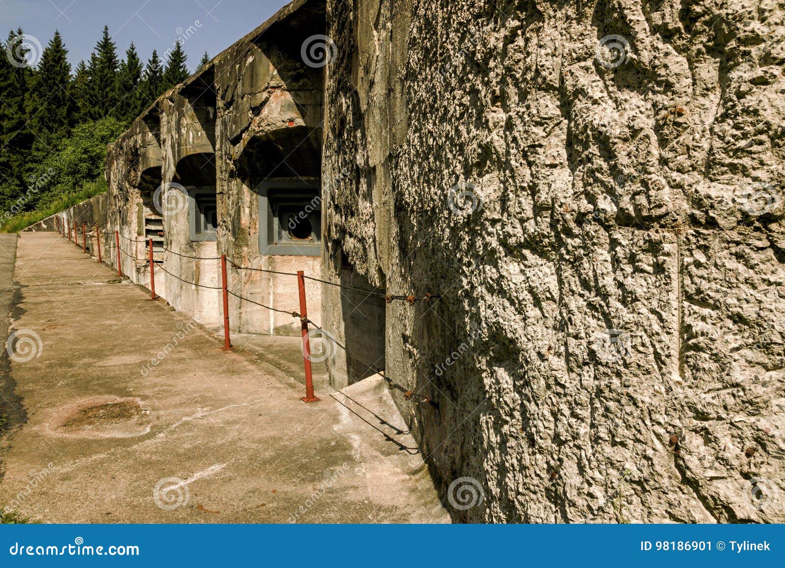 The fortified border stock image. Image of suffering - 98186901