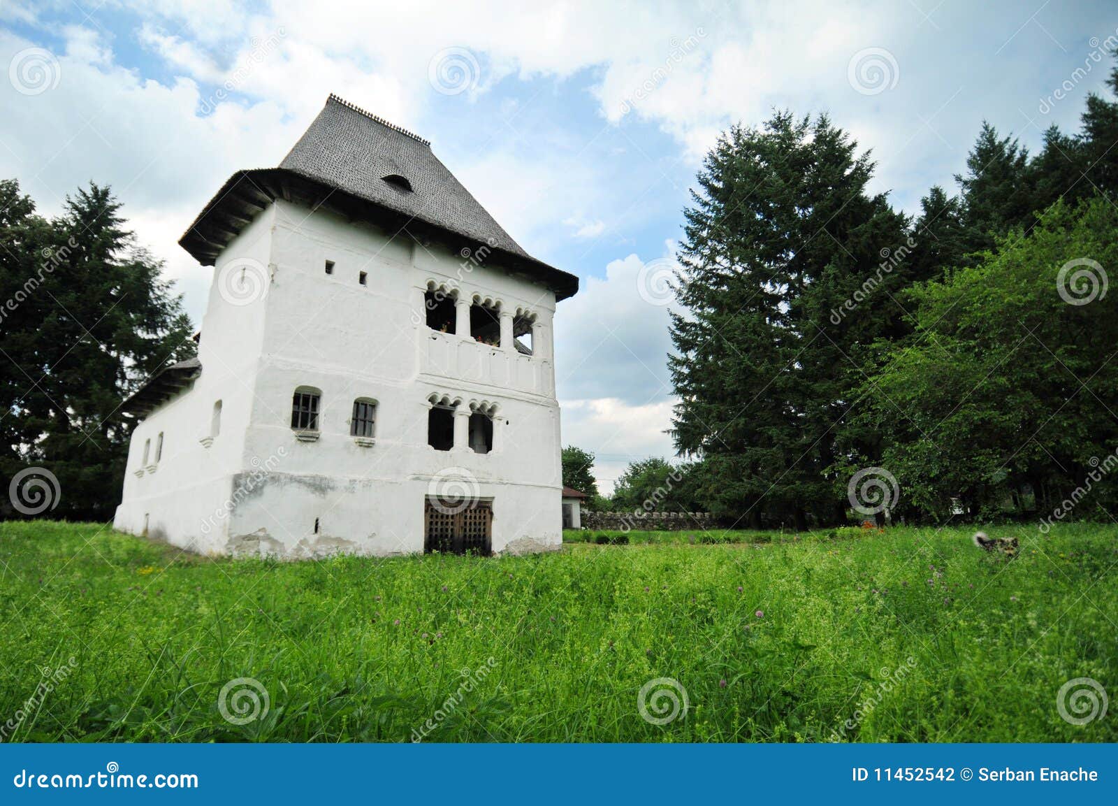 Fortified Romanian villa stock photo. Image of fortified - 11452542