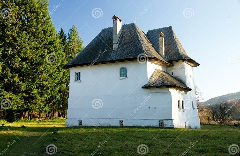 Fortified Romanian villa stock image. Image of romanian - 17564455