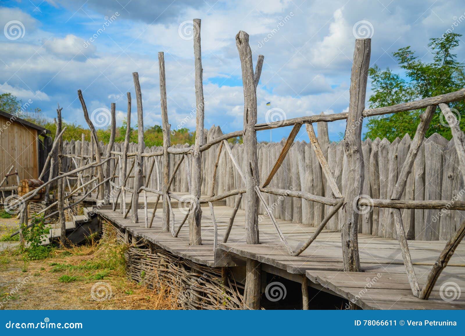 Fortified Settlement Ukrainian Cossacks 16-18 Centuries Stock Image ...