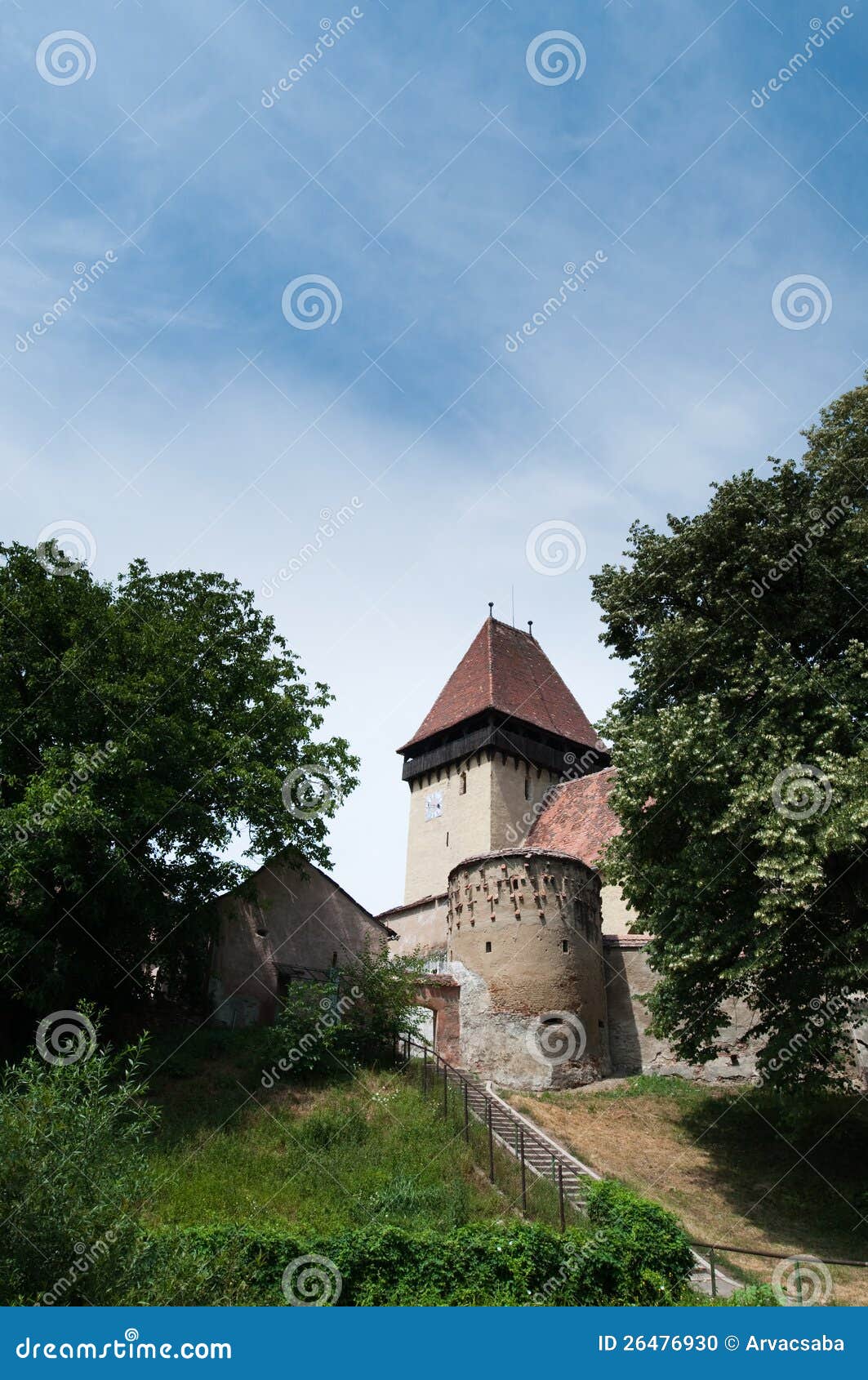 Fortified temple stock photo. Image of protection, historical - 26476930
